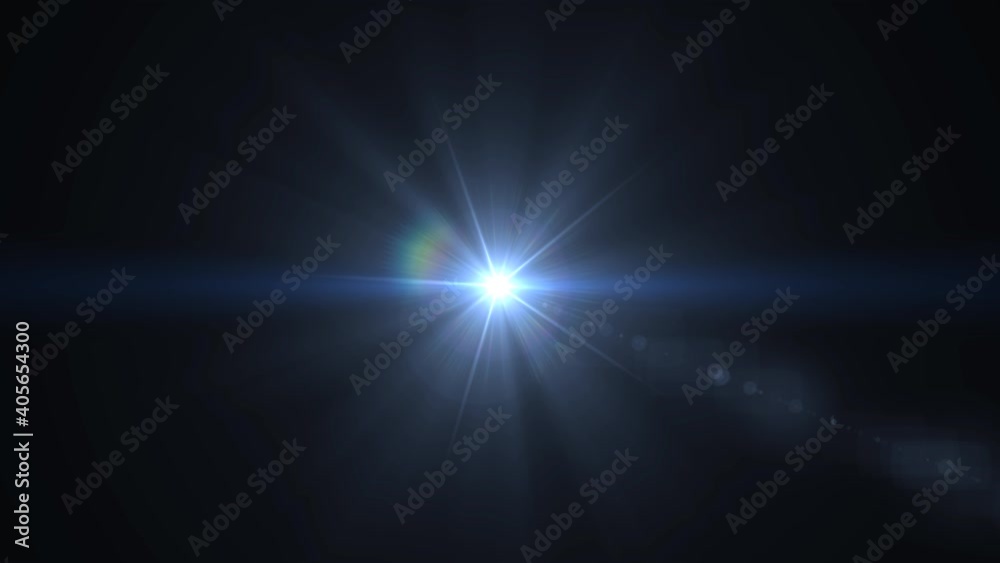 Optical lens flare effect. 4K resolution. Very high quality and ...