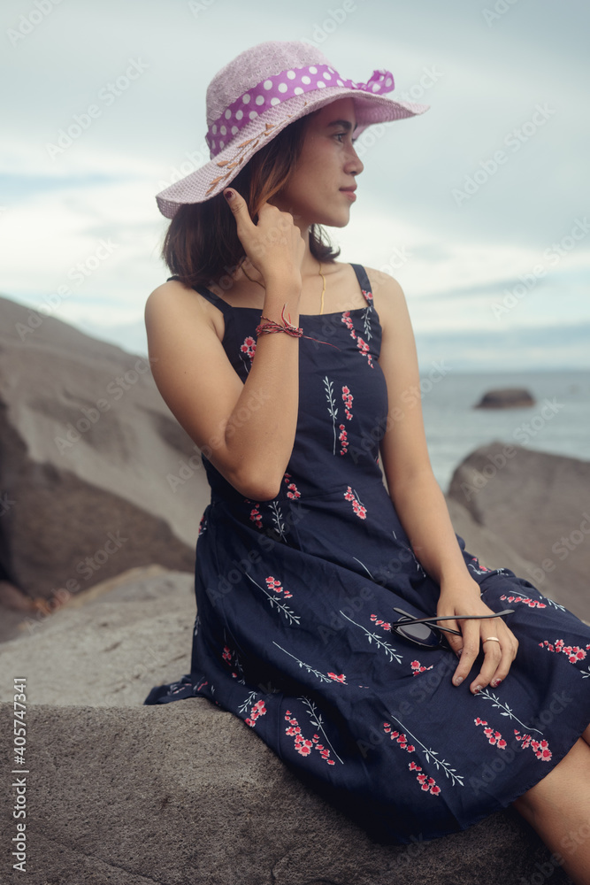 Beach photoshoot with a beautiful balines girl on the beach "Pantai ...