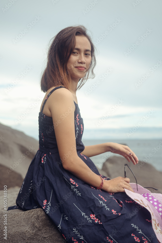 Beach photoshoot with a beautiful balines girl on the beach "Pantai ...