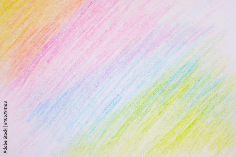 pastel background, spring colored pencils Stock Photo | Adobe Stock