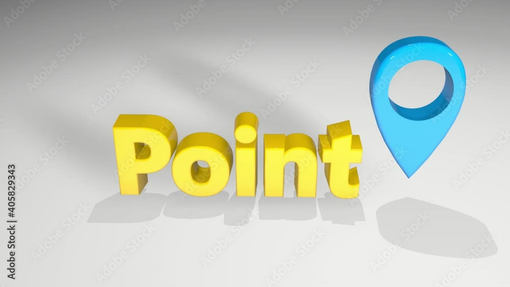 2d animation gps pointing pin icon for pointing the location on the map ...