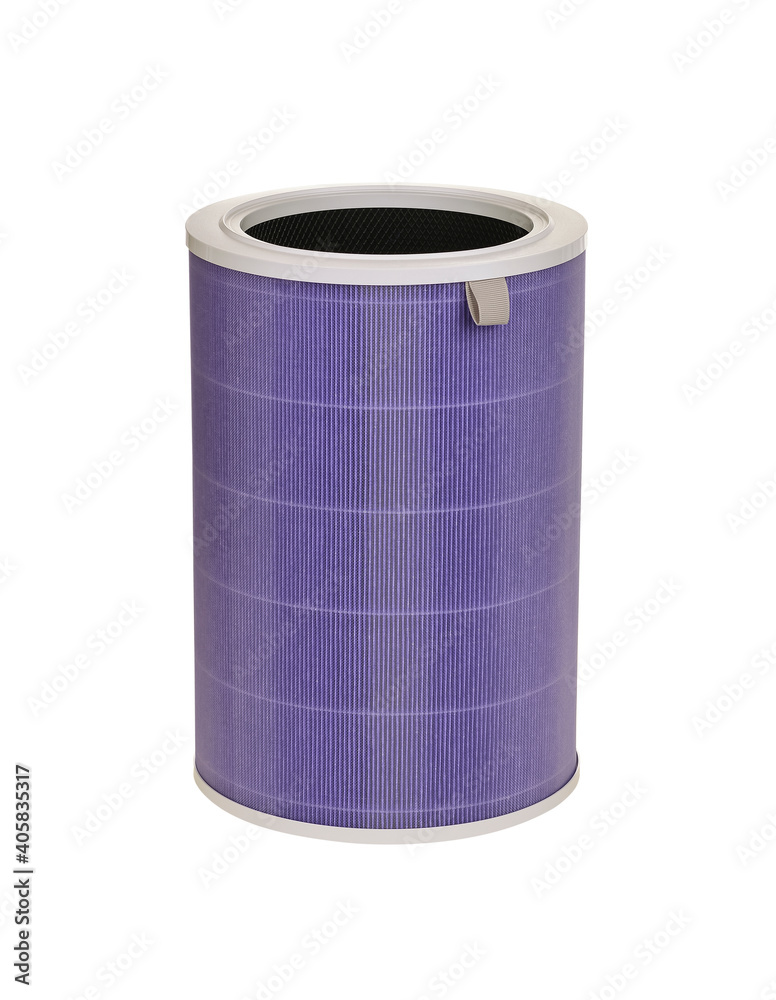 Three-layer air purifier activated carbon antibacterial filter isolated ...