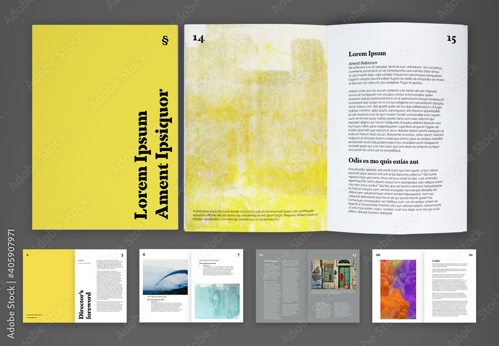 A5 Exhibition Guide Stock Template | Adobe Stock