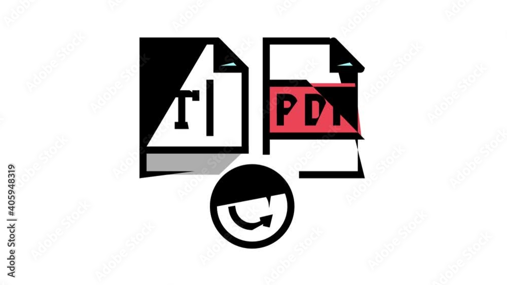 Video Stock Write Text In Pdf File Animated Color Icon Write Text In video-stock-write-text-in-pdf-file-animated-color-icon-write-text-in
