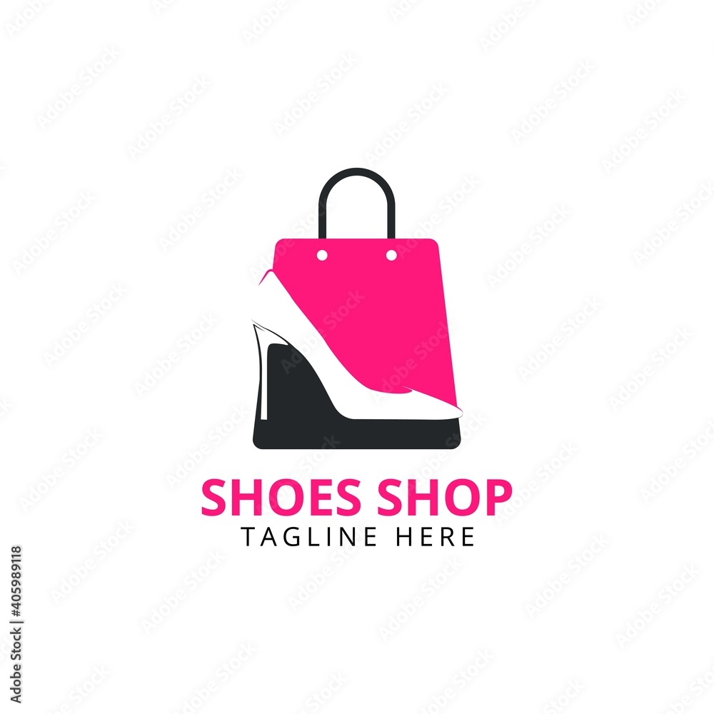 Women's shoes logo design vector template. BeautIful shoes logo ...
