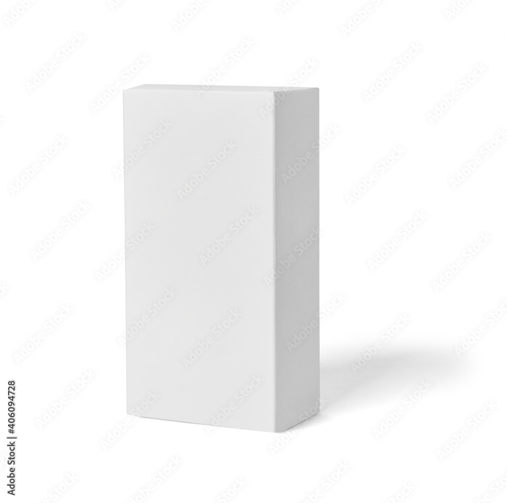 white box package mock up template product background design container ...