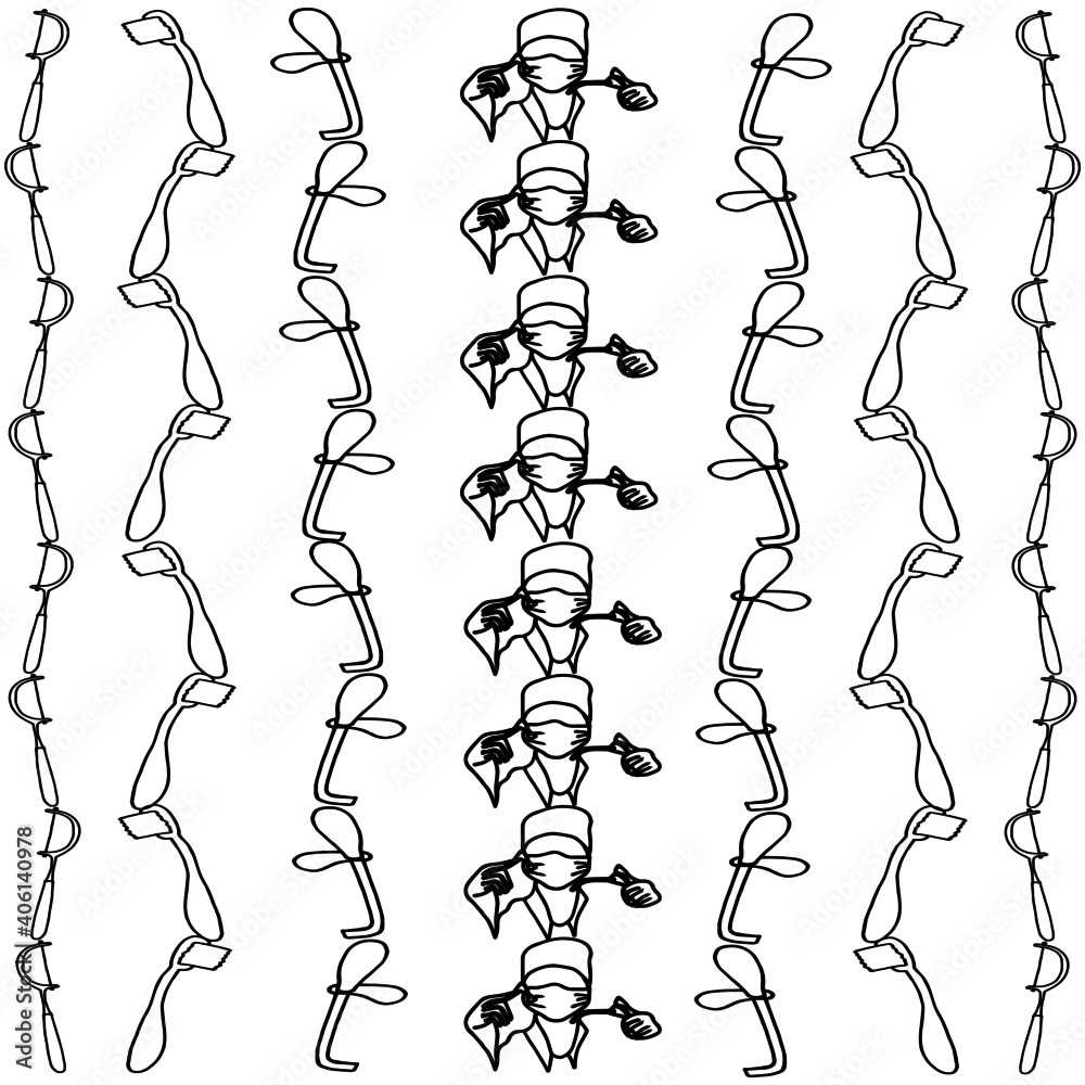 dentist, medicine, protection against coronavirus, teeth, we treat ...