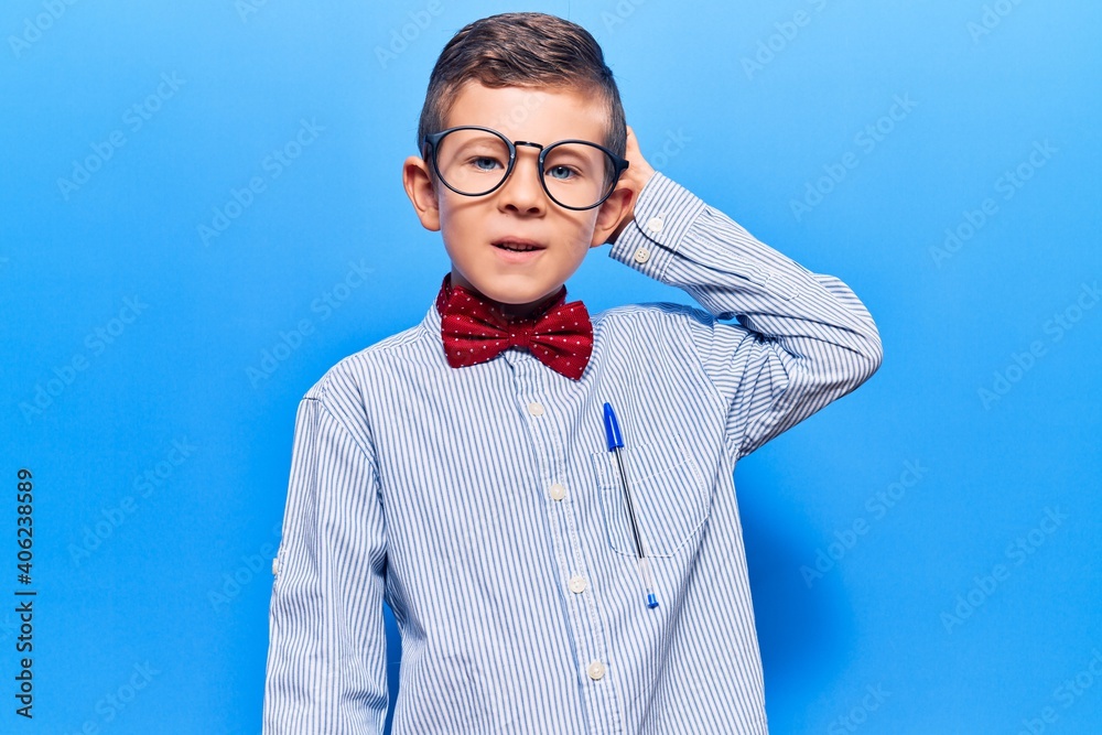 Nerd Glasses With Bow Tie