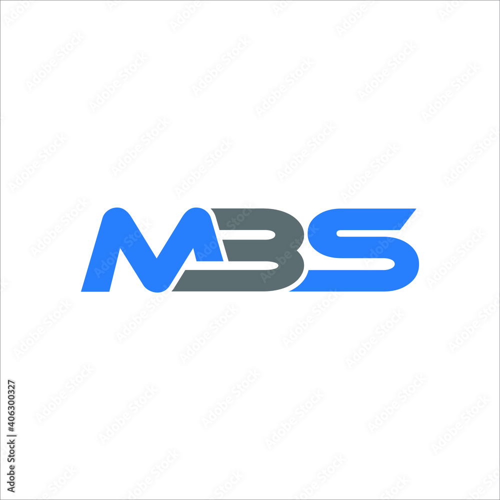 MBS logo MBS icon MBS vector MBS monogram MBS letter MBS minimalist MBS triangle MBS flat Unique ...