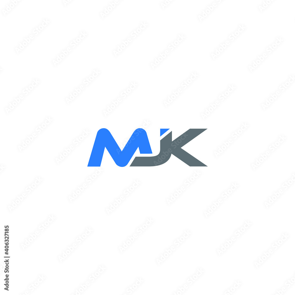 MJK logo MJK icon MJK vector MJK monogram MJK letter MJK minimalist MJK ...