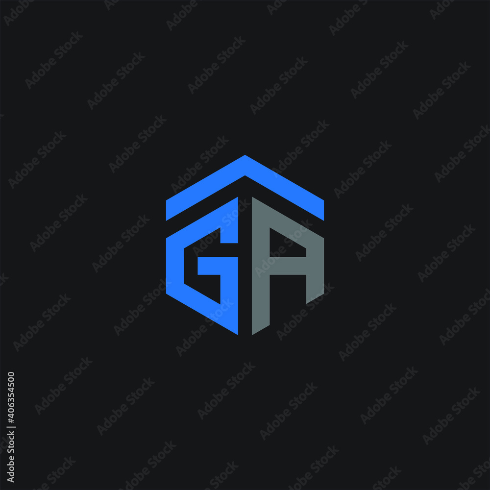 AGA logo AGA icon AGA vector AGA monogram AGA letter AGA minimalist AGA ...