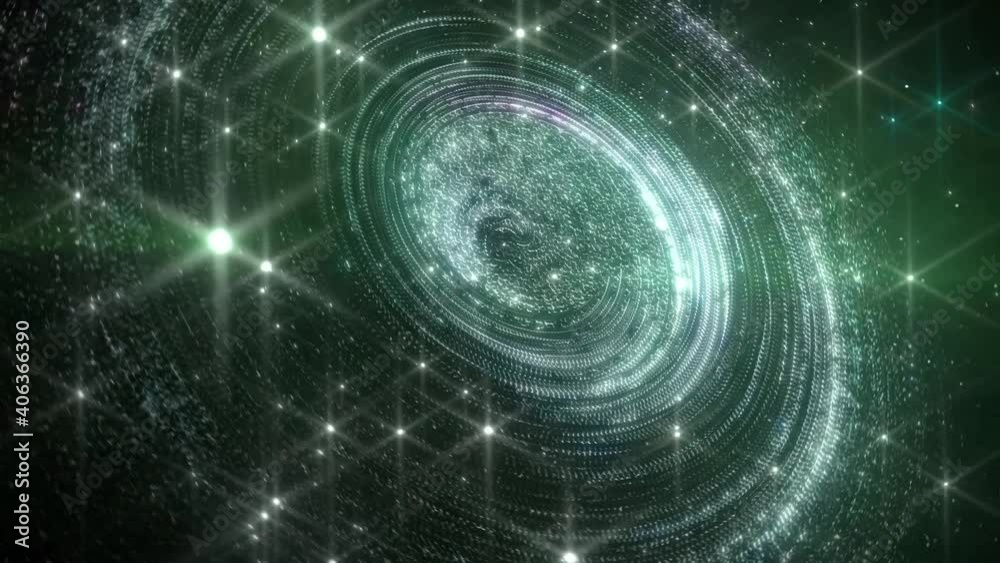 Massive Cells Galaxy Stars Colorful Space Vfx Laser Technology Live ...