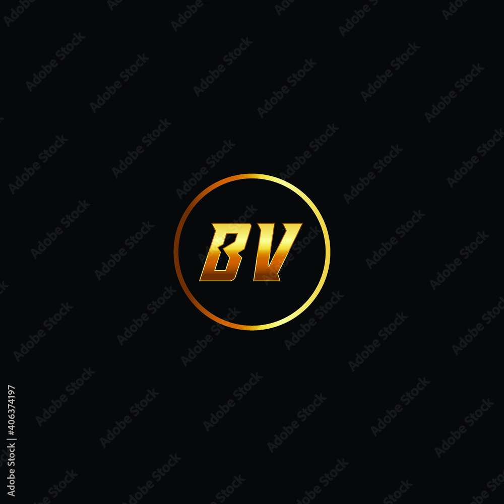 BV logo BV icon BV vector BV monogram BV letter BV minimalist BV ...