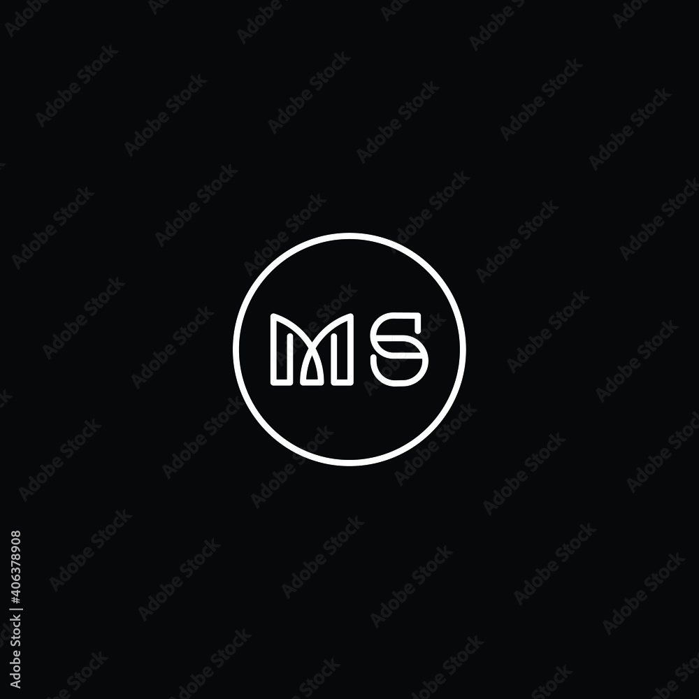 MS logo MS icon MS vector MS monogram MS letter MS minimalist MS ...