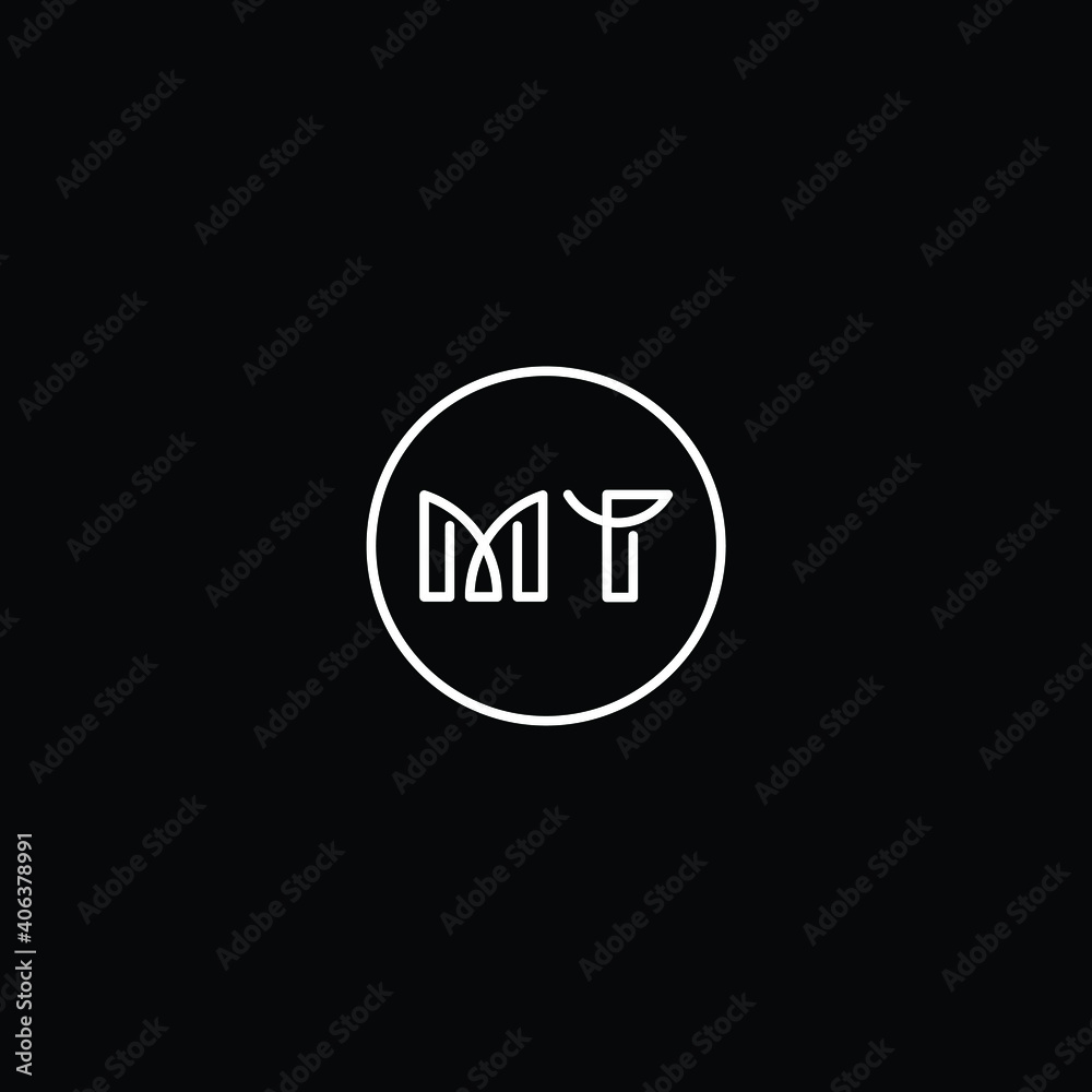 MT logo MT icon MT vector MT monogram MT letter MT minimalist MT ...