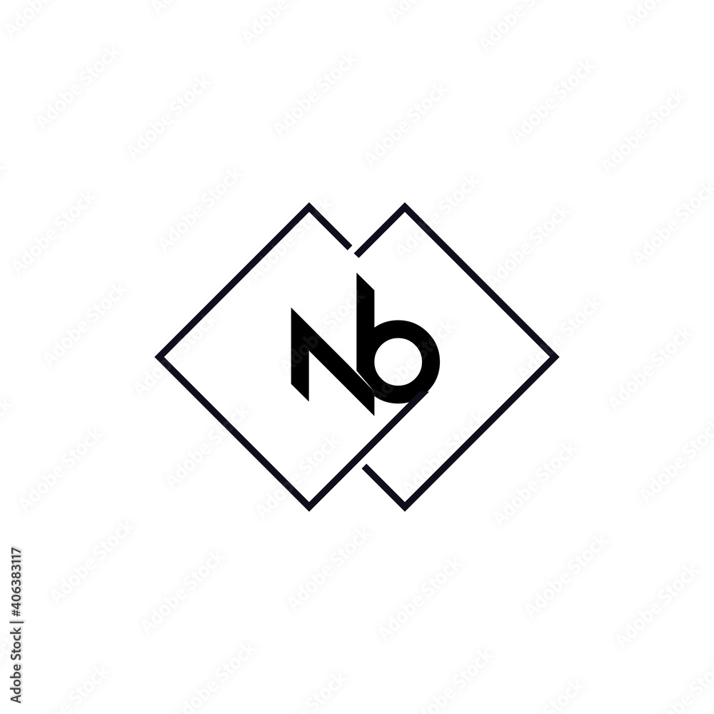 Professional Innovative Initial NB logo and BN logo. Letter BN NB ...