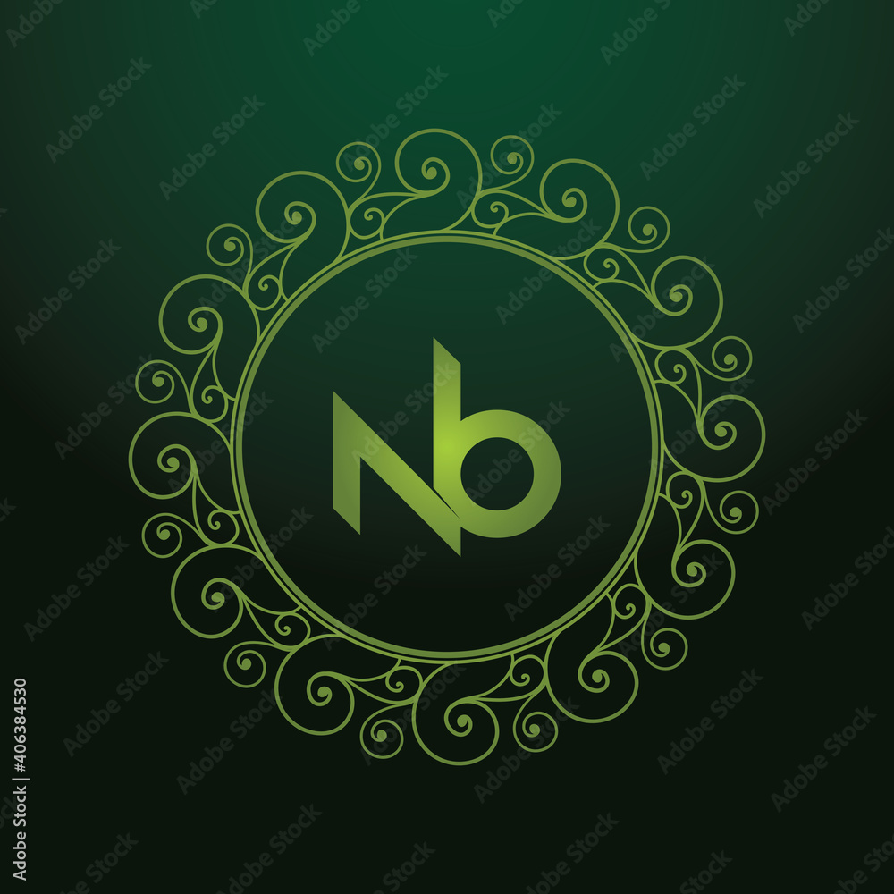 Professional Innovative Initial NB logo and BN logo. Letter BN NB ...