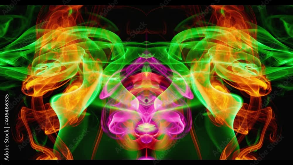 Psychedelic fantasies of colored smoke. Psychodiagnostic test ...