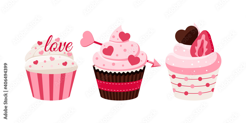 Cute Valentines Cupcakes