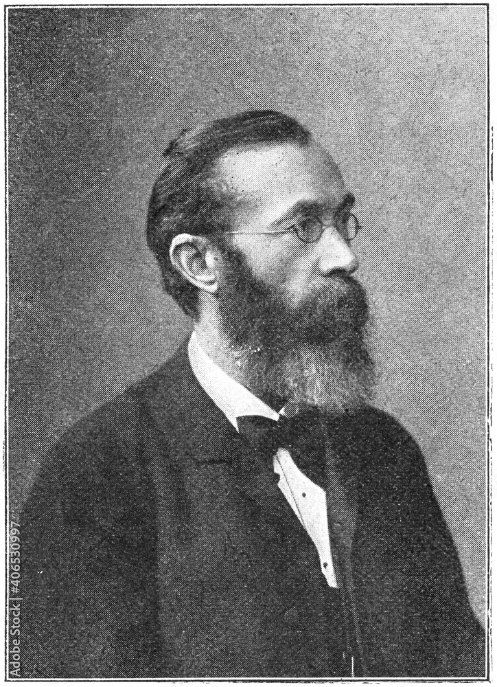 Portrait of Wilhelm Maximilian Wundt - a German physiologist ...