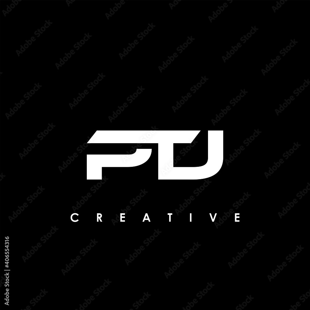 PTJ Letter Initial Logo Design Template Vector Illustration Stock ...