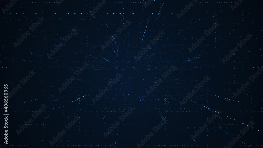 Binary code motion background. Grid, structure of numbers, digits zero ...