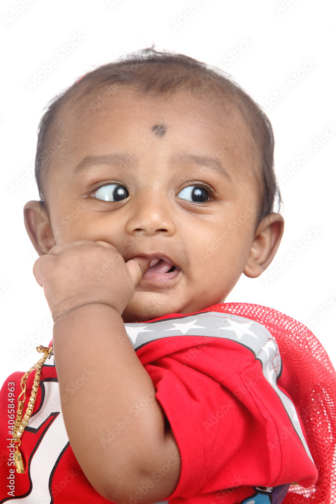Cute Indian child portrait. Stock Photo | Adobe Stock