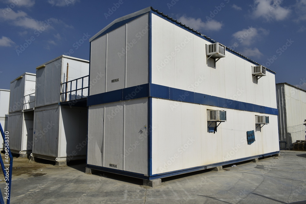 Portable house and office cabins. Labor Camp. Porta cabin. small ...