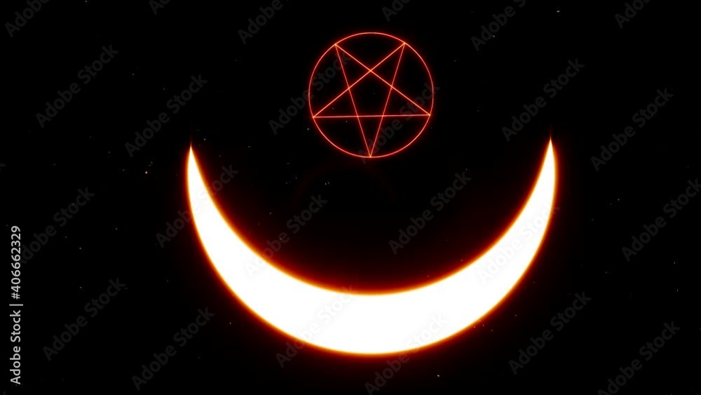 "Occultism star satan. Lucifer sigil satanic symbol. Death symbol ...