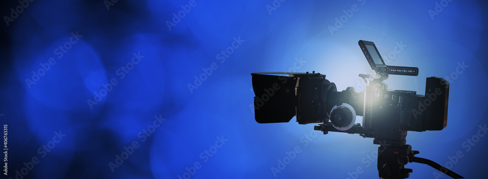 Camera Lights Background