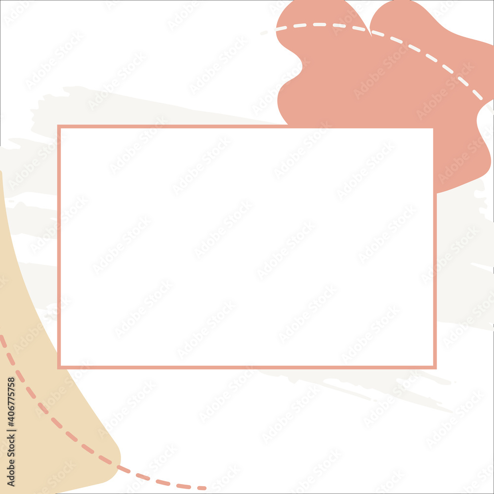 White space for text on abstract background. Pastel colors spots dotted ...