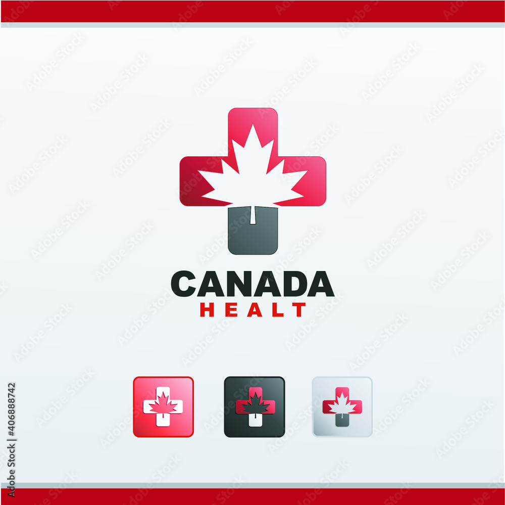 canada health logo vector Stock Vector | Adobe Stock