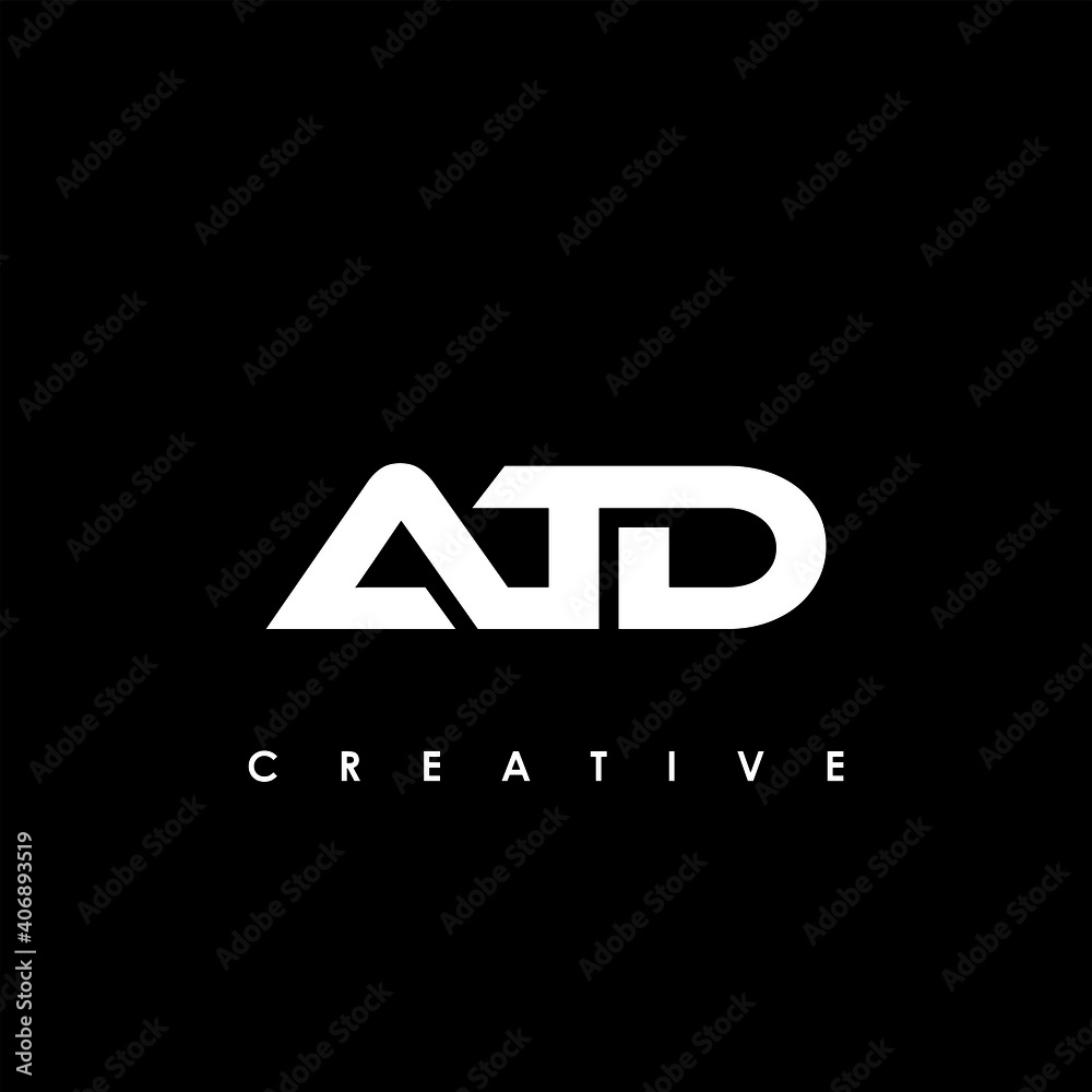 ATD Letter Initial Logo Design Template Vector Illustration Stock ...