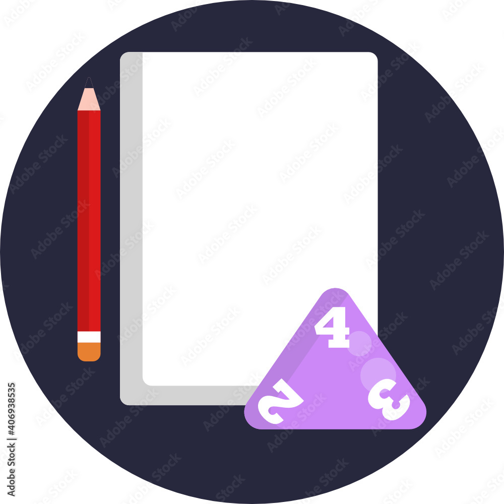 Dice Game Icon. Board Game Icon. Dice Illustration Stock Vector | Adobe ...