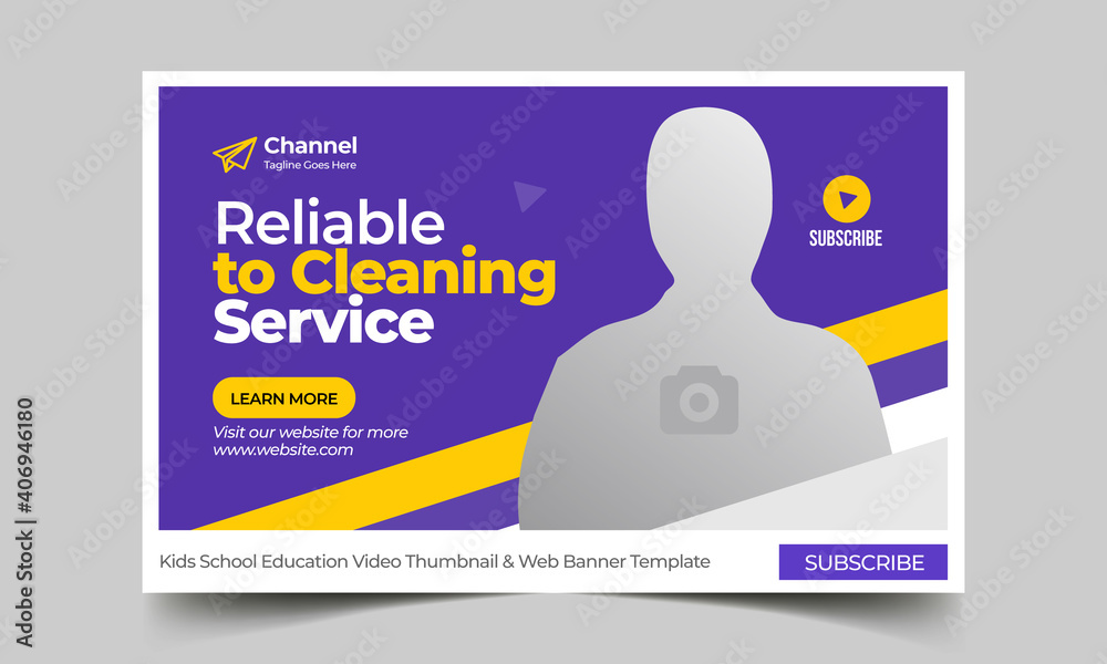 Editable thumbnail design for any videos. Business conference event ...