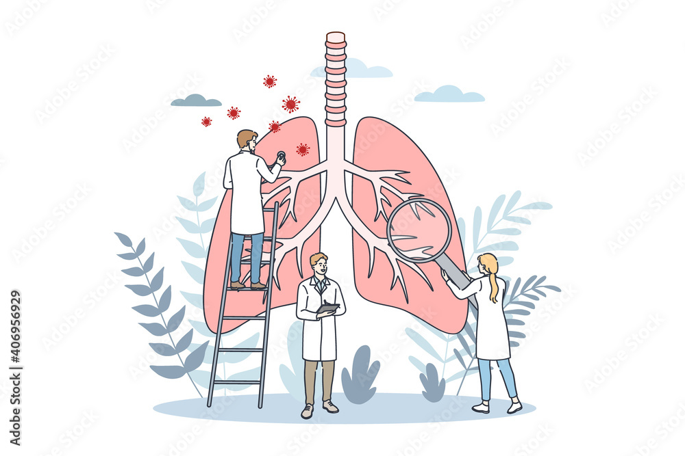 Respiratory System Cartoon