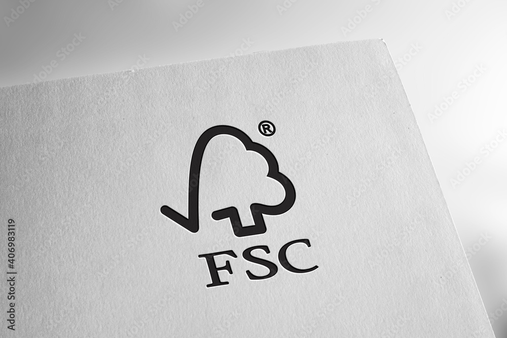 FSC logo editorial illustrative Stock Photo | Adobe Stock