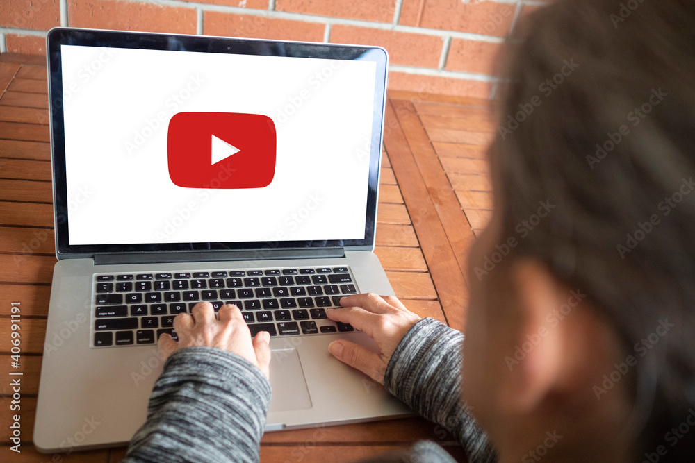 Youtube logo editorial illustrative Stock Photo | Adobe Stock