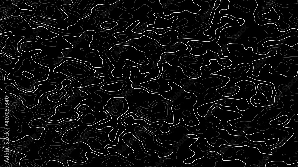 Topographic map line black and white background.Vector illustration ...