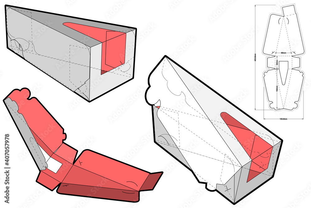 Triangular Self Assembly Packaging (eco-friendly no glue needed) and ...