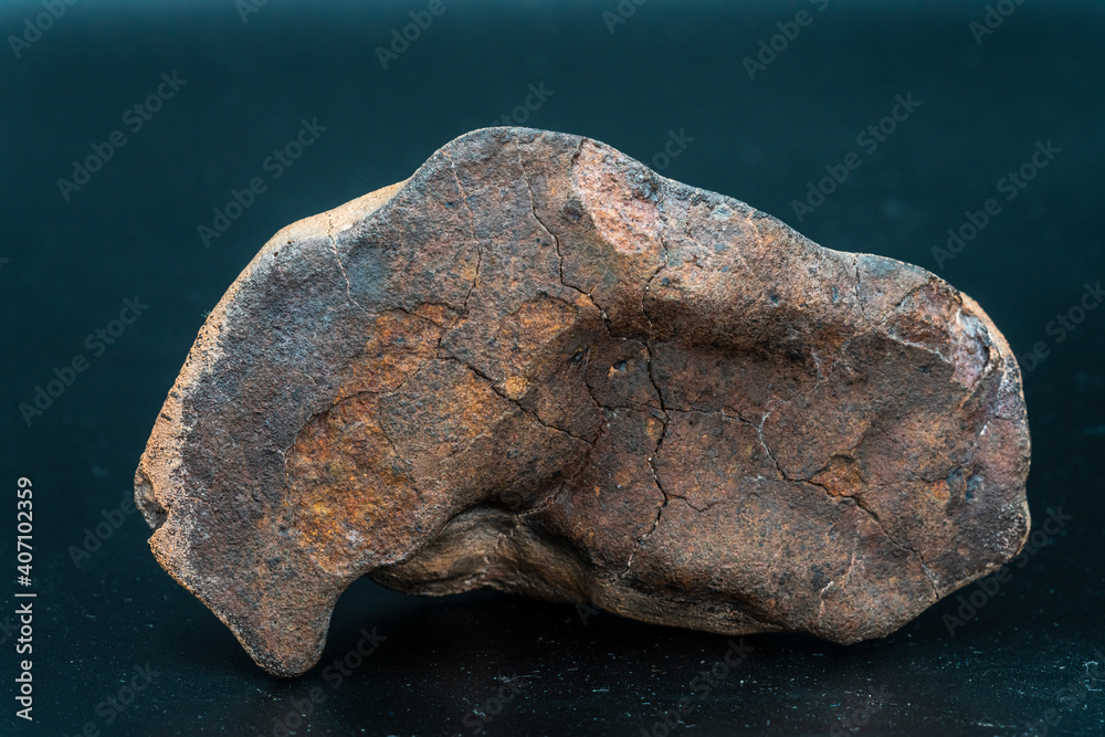 Chondrite Meteorite isolated, piece of rock formed as an asteroid in ...