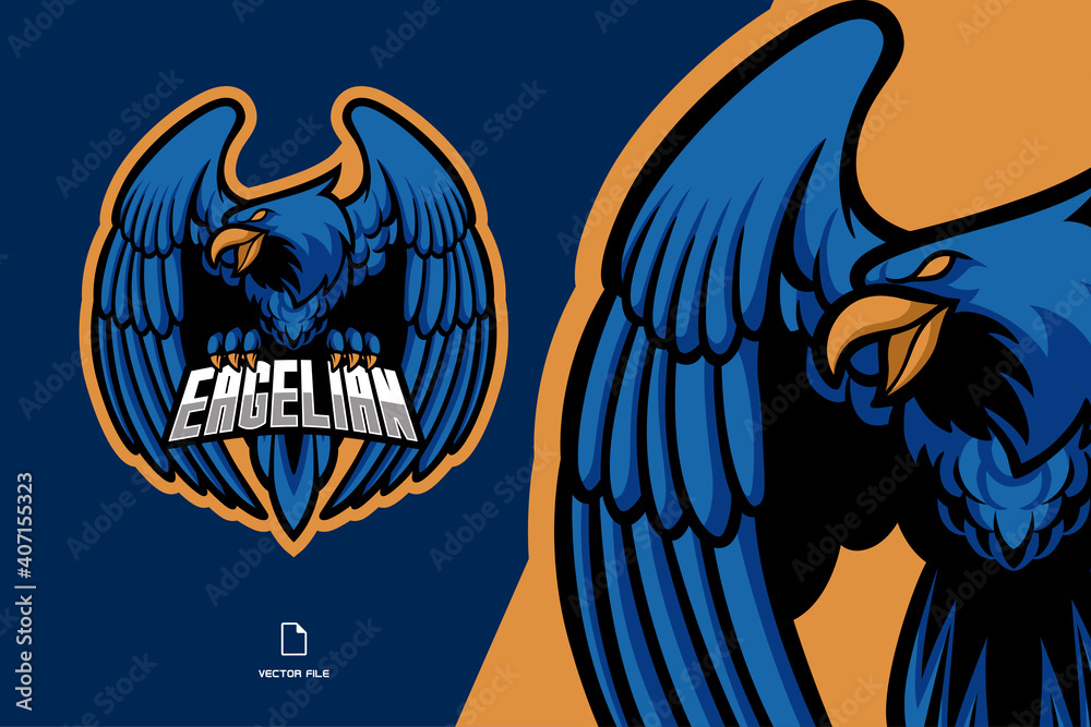 Blue Eagle Mascot
