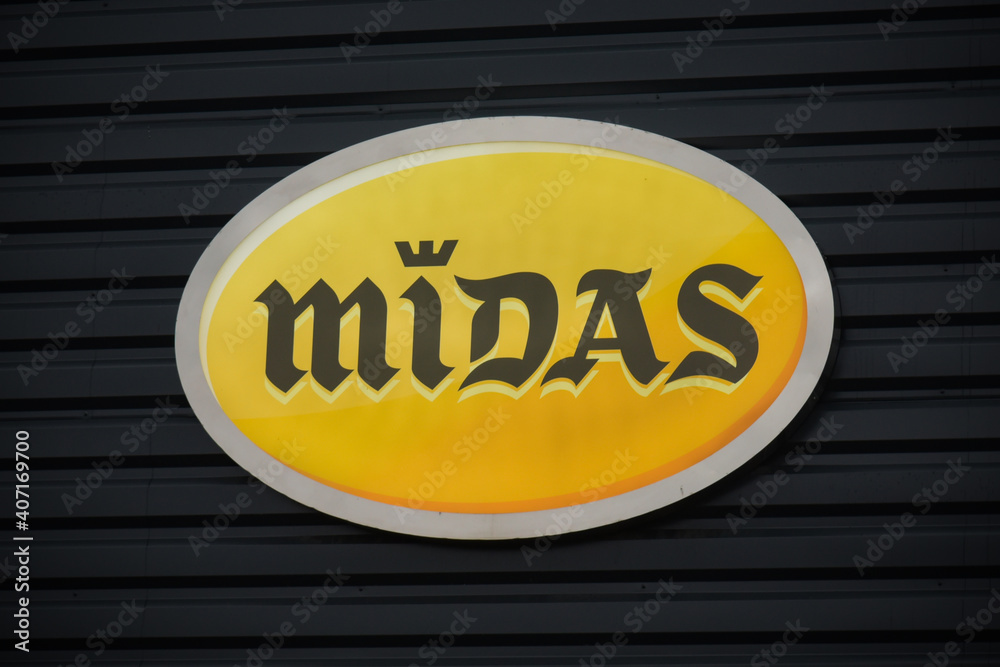 midas signboard Stock Photo | Adobe Stock