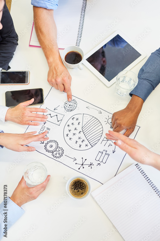 Creative business team discusses project ideas Stock Photo | Adobe Stock