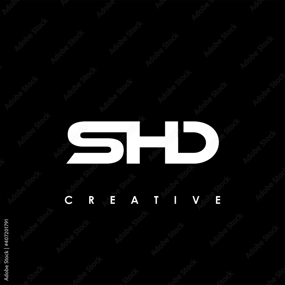 SHD Letter Initial Logo Design Template Vector Illustration Stock ...