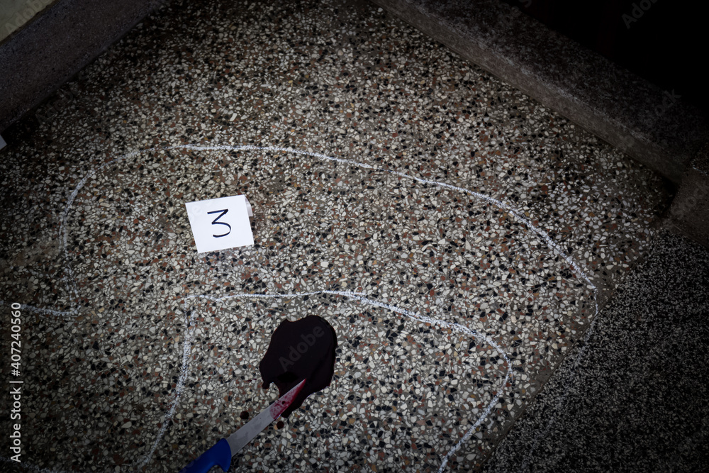 Crime scene, murder, investigation, police find discarded gun used by ...