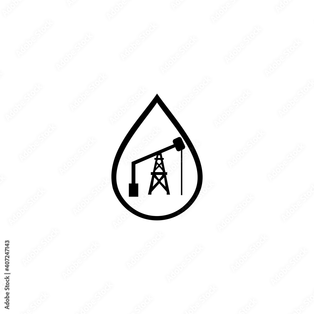 Mining Company Logo. fire gas logo mines, isolated on white background ...