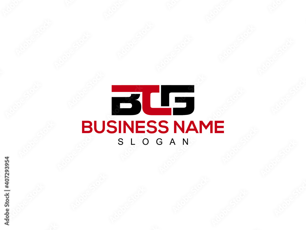 BCG Letter Type logo image Stock Vector | Adobe Stock