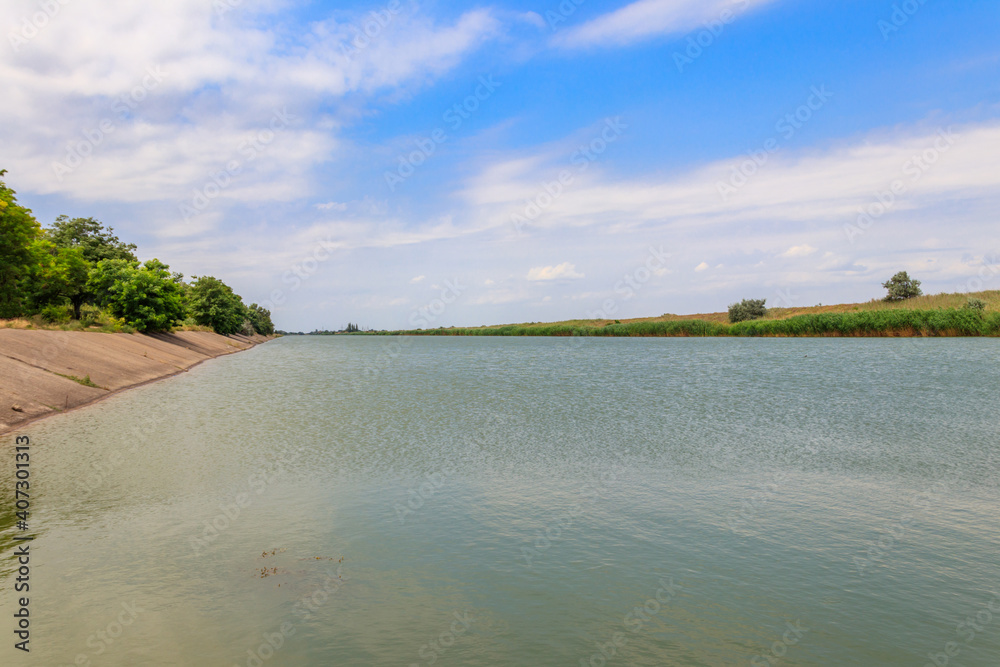 North Crimean Canal in Kherson region, Ukraine Stock Photo | Adobe Stock