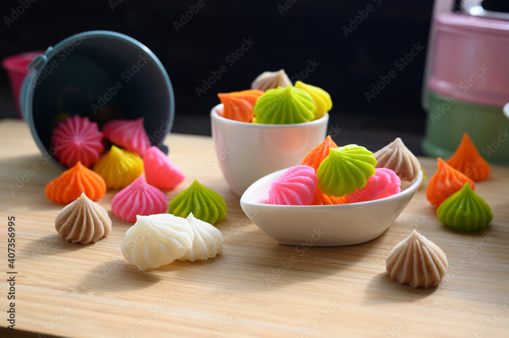Aa-Lua Thai Dessert ,Kanom Ar Lua , Thai traditional candy sweet ...